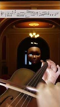 Playing violin at a spooky opera house - "Phantom of the Opera" with sheet music #shorts #pov