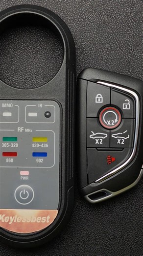 Grace Xiang on Instagram: "Do you have the same model? Chevrolet 6 Buttons Frequency: 434 MHz FCC ID: YG0G20TB1 IC: 4008C-G20TB1 PN: 13536982, 13538850 Buttons: Lock, Unlock, Panic, Remote Start, Trunk, Hood Release Test Key: HU100 Battery: CR2450 2020 2021 2022 2023 2024 Chevrolet Corvette C8 #chevrolet #carkey #instructionalvideo #measure #frequency #key #keyfob #howto #smartkey #corvette #c8"