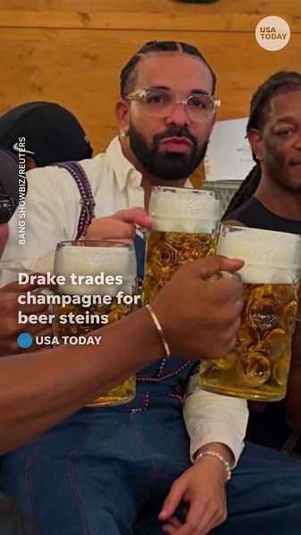 See the custom Chanel lederhosen rapper Drake wore to Oktoberfest