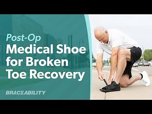 BraceAbility Post-Op Medical Shoe for Broken Toe and Foot Recovery