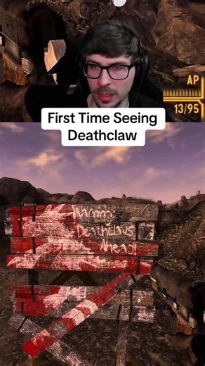 Playing Fallout New Vegas Co-op with a new fallout player showing him deathclaws! #fallout #falloutnewvegas #fallouttok #funnymoments #gamingontiktok