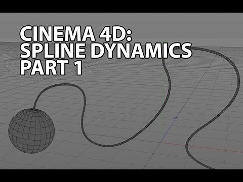 Cinema 4D Tutorial: Spline dynamics