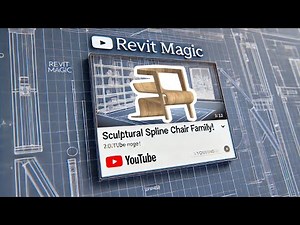 "Revit Family Tutorial: Create a Smooth Spline Chair!"🤓