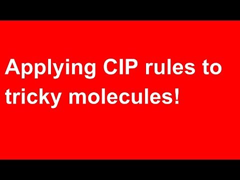 Applying the CIP rules to tricky molecules!