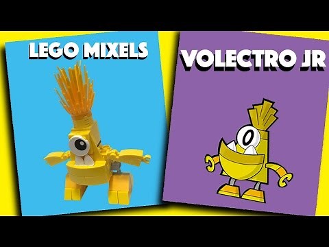 LEGO Mixels -Voltz - Stop Motion Build | Bricks and Clay Play