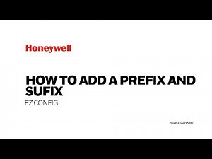 How to add a prefix and suffix using EZConfig