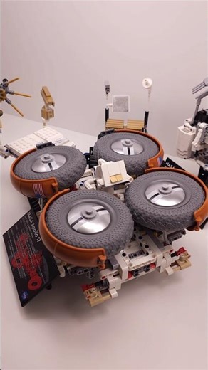 LEGO® Technic™ NASA Apollo Lunar Roving Vehicle - LRV (42182)[1913 pcs] Review #shorts TBB