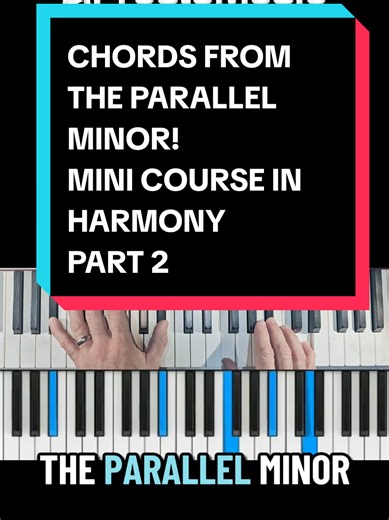 Chords from the parallel minor! How can we use them? If you want to learn more about chord sequences, the theory of harmony, or just anything and everything about music theory and composition then drop a question in the comments - What do you want to learn? Free access in the bio to our intro modules. #musicproduction #chordchanges #chords #composition #musictheory