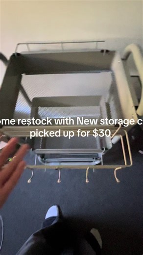 Restocking a New Storage Cart for Your Snacks