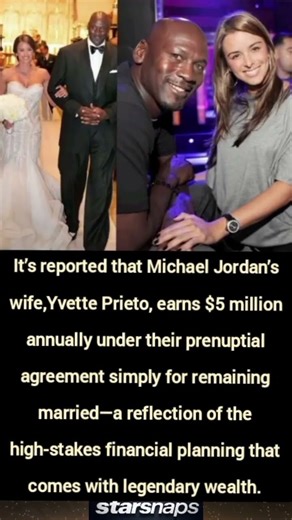 Inside Michael Jordan's Prenup: Wife Reportedly Earns $5M Annually to Stay Married #michaeljordan