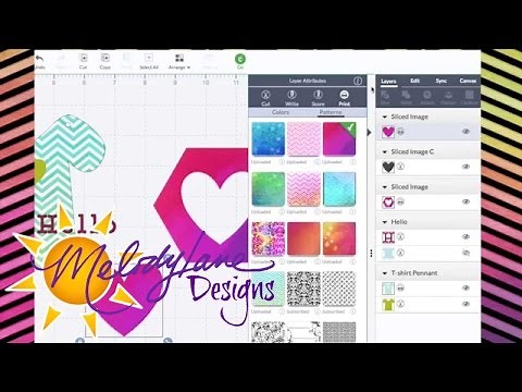 Deleting Patterns, identify images, Slicing Patterns