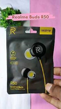 Realme.Buds R50 Wired Earphone.Unboxing And Review 😄👈