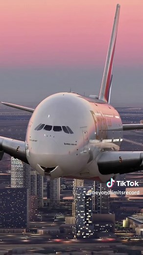 This is the Airbus A380 🛫 The biggest passenger airplane in the world. Operated by Emirates and capable of carrying over 500 passengers. BeyondLimits 🚀 #airbusa380 #biggestairplane #largestplane #aviation #planes biggest airplane in the world, biggest plane in the world, largest airplane in the world, largest plane ever, biggest passenger airplane, biggest passenger plane, biggest commercial airplane, largest passenger jet, Airbus A380, Airbus A380 Emirates, Emirates A380, Airbus A380 takeoff,