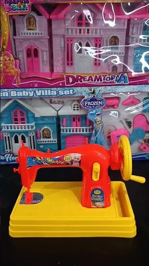 Satisfying with Unboxing & Pink Miniature Barbie Kitty's Sewing Machine Video | ASMR Doctor Play Set