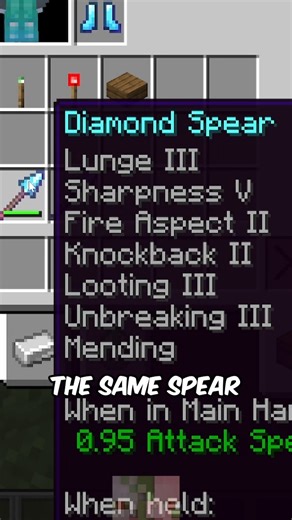 silent | MINECRAFTS SPEAR JUST GOT MORE POWERFUL?! #minecraft #mcpe #Minecraftupdate #silentwisperer #minecraftlive | Instagram