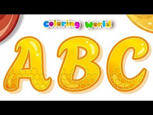 Coloring World: Learn ABCD Alphabets and Basic English for Kids | Learn The ABCs