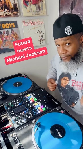 Future meets Michael Jackson 💥 #billiejean #karatechop #blends #mixing #scratching #hiphopisaliveandwell #djskillspinz #serato #technics1200 | Dj Skillspinz