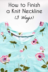 Sew a Knit Neckband