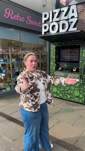 Trying Pizza Pods: A Unique Vending Machine Experience