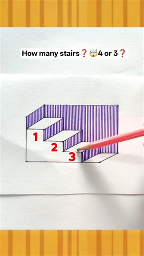 How many stairs❓🤯4 or 3❓#youtubeshorts