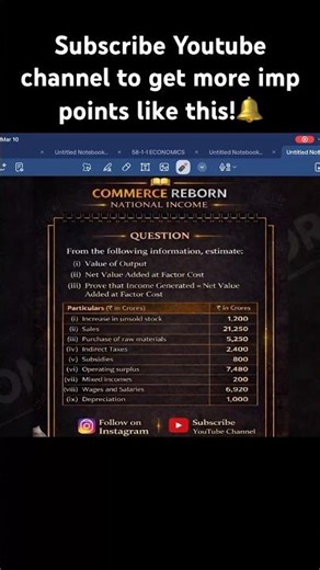 Income Generated Meaning | NVAfc Trick | National Income Class 12 Economics