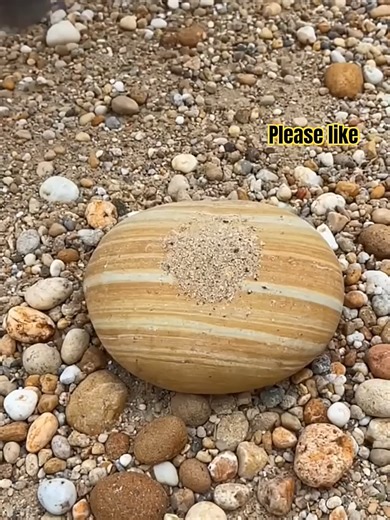 Strange Hole Resembles Human Face with Rare Gemstones