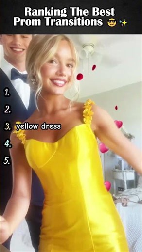 Ranking The BEST Prom Transitions 😎✨ #shortsviral #prom