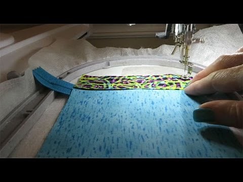 In The Hoop Zippered Pouches