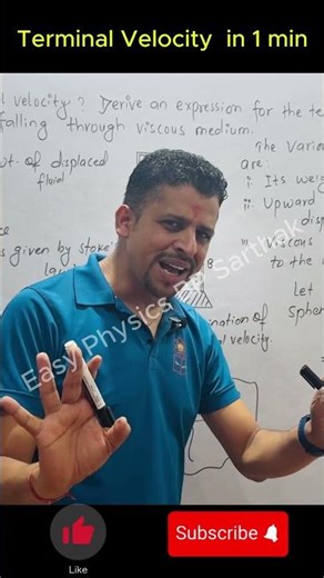 Terminal Velocity in 1 min