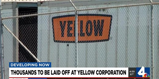 Thousands to be laid off at Yellow Corporation