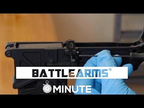 BATTLEARMS MINUTE ENHANCED BOLT CATCH INSTALLATION