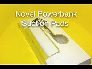 Novel Powerbank with Suction Pads
