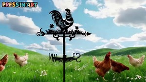 Roof Moon Weather Vane Garden Weathervane Black Star Sun Face Pattern Iron Decorative Weathercock Wind Direction Indicator Tool for Farmhouse Sheds Mount Home Decoration 10.4 x 14 Inch