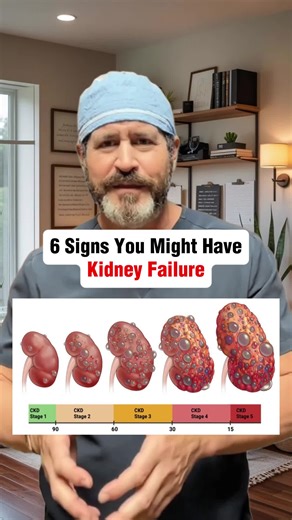 Six Warning Signs of Kidney Failure to Watch For
