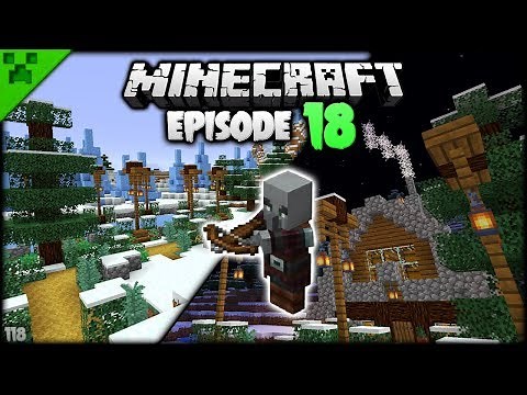 PILLAGERS?! Winter Town EXPANSIONS! | Python's World (Minecraft Survival Let's Play S2) | Episode 18