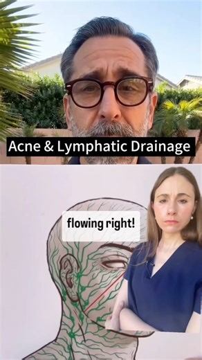 5.6K views · 66 reactions | Acne & age spots have nothing to do with lymphatic drainage problems. #lymphaticdrainagemassage #lymphaticdrainagefacial #dermatologist | Dr Dray | Facebook
