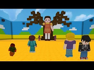 New SQUID GAME in Blockman Go New Update! (Red light Green light )