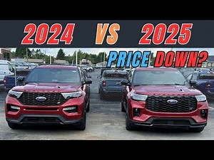 2025 Ford Explorer ST vs 2024 Ford Explorer ST | Exterior and Technology overview | Lower price!