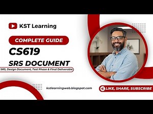 CS619 SRS | How to Make SRS Document 2023 | Final Project SRS Document 2023