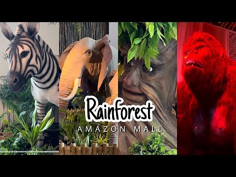 Amazon Mall Food Court Tour 4k | Jungle Themed Food Court