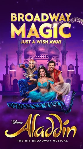 Aladdin the Musical on Instagram: "Ready to step into a world of wonder? Broadway magic awaits at ALADDIN! 🧞‍♂️✨"