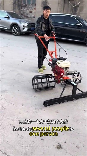 The concrete scraper is easy to operate highly efficient and a great helper for paving and