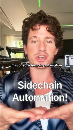 Professor Charlie Puth Explaining Sidechain #charlieputh #musicproducer #music