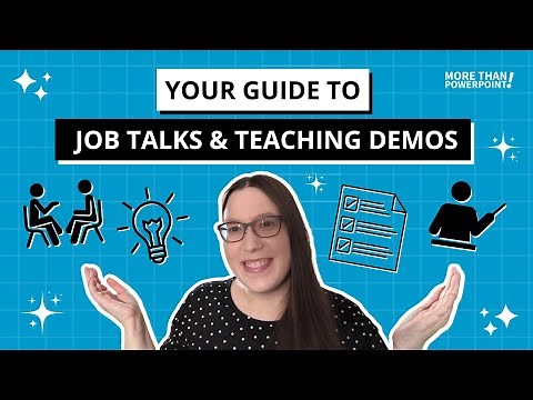 How to Give an Amazing Academic Job Talk or Teaching Demo | Dr Echo Rivera