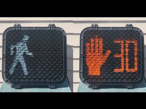 McCain Pedestrian Signal With Leotek LED Module.