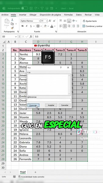 Trucos y Atajos para Usar Excel Eficientemente