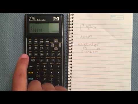 HP 35s Solving Equation for a Variable