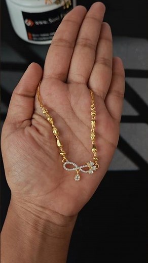 Unveil the Stunning 1 Gram Gold Plated Mangalsutra Design for Women! #sku_LMG-24A-706