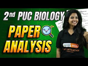 Paper Analysis With Answer Key 2nd PUC Biology🔥 | Deeksha Karnataka