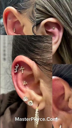Multiple Ear Piercings - Master Pierce